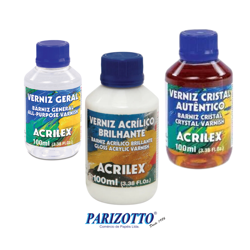 VERNIZ ACRILEX ACRILICO/ CRISTAL/ GERAL - Papelaria em Osasco